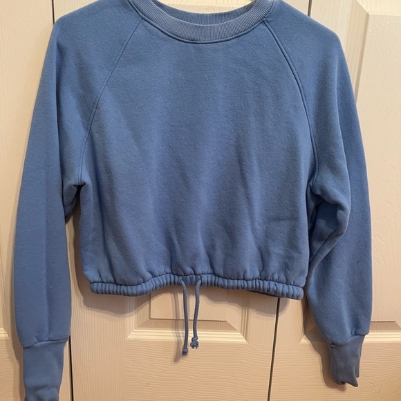 H&M | Tops | Hm Blue Crewneck | Poshmark